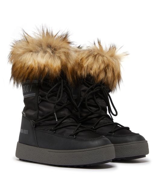 Moon Boot Ltrack Monaco Low Wp Ankle Boots in Brown | Lyst