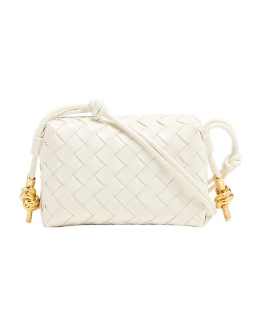 Bottega Veneta Camera Mini Loop Bag in Natural | Lyst
