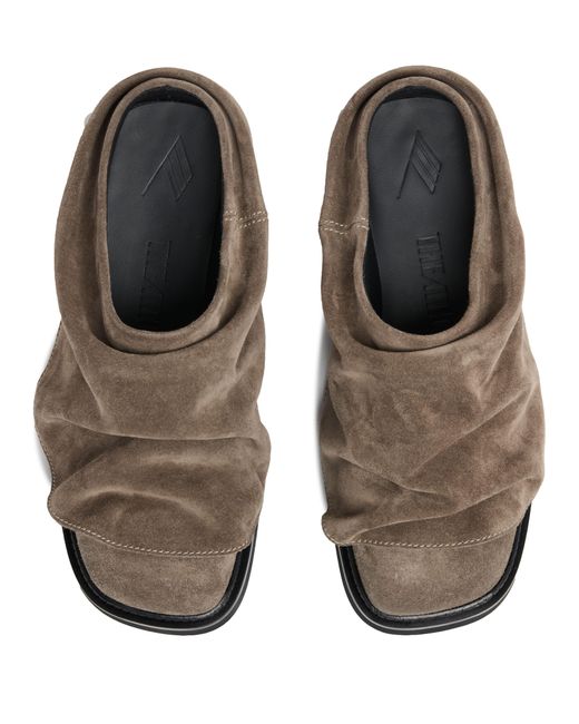 The Attico Mini Robin Clogs in Brown | Lyst