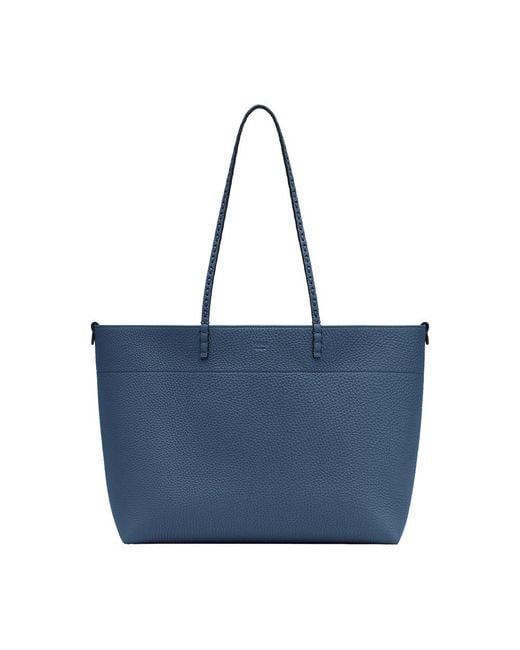 Fendi Medium Roll Bag in Blue | Lyst