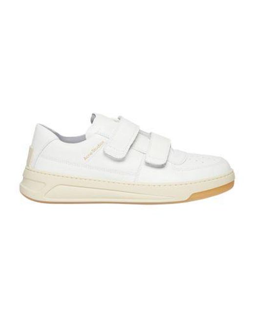 Acne Studios Perey Friend Sneakers in White for Men | Lyst