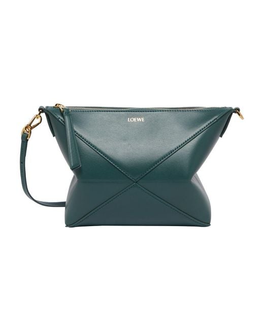 Loewe Puzzle Fold Pouch in Green | Lyst