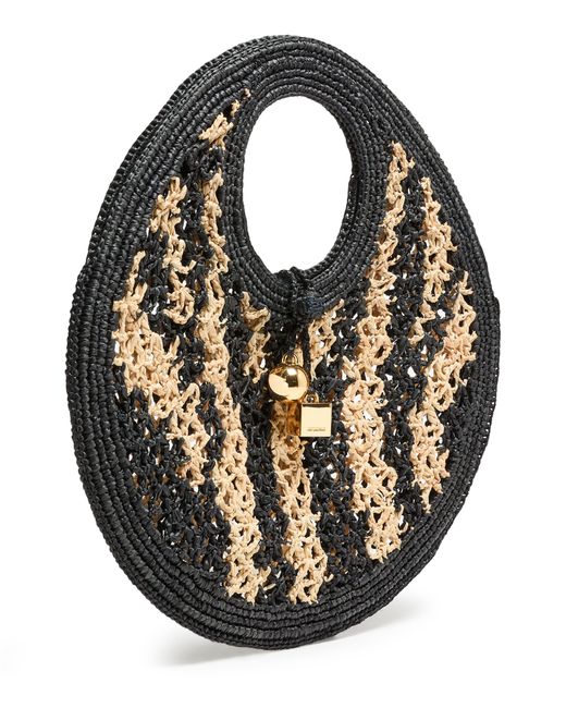 Jacquemus Le Petit Rond Spiaggia Bag in Black | Lyst