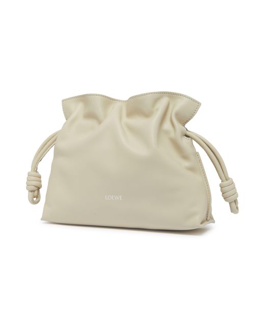Loewe Mini Flamenco Clutch in Natural | Lyst
