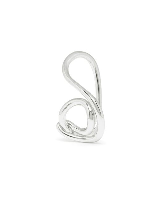 Charlotte Chesnais Lasso Double Ring in White | Lyst