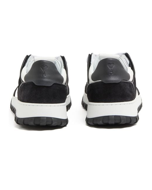 Ami Paris Mid Sneakers in Black for Men | Lyst