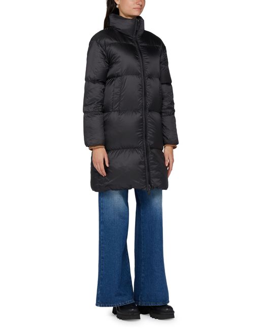 Max Mara Reversible Quilted Puffer Jacket in Black | Lyst