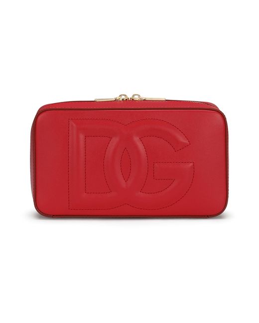 Dolce & Gabbana Small Dg Logo Camera Bag in Red | Lyst
