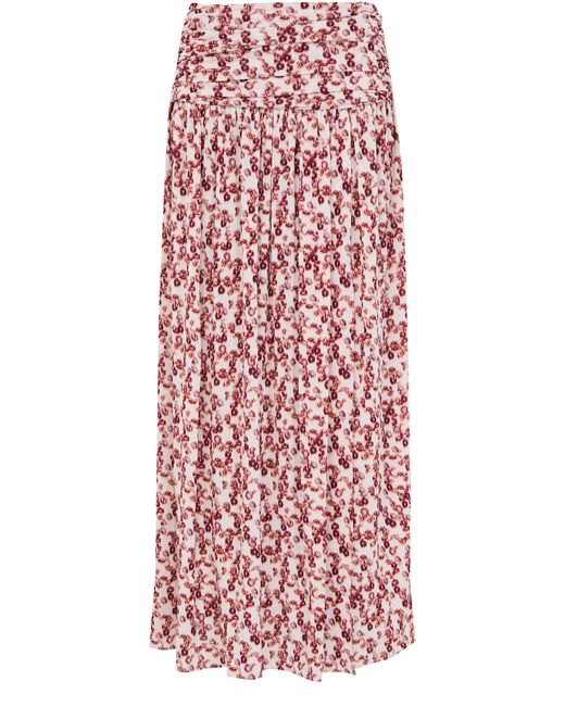 Isabel Marant Gwendy Skirt in Red | Lyst
