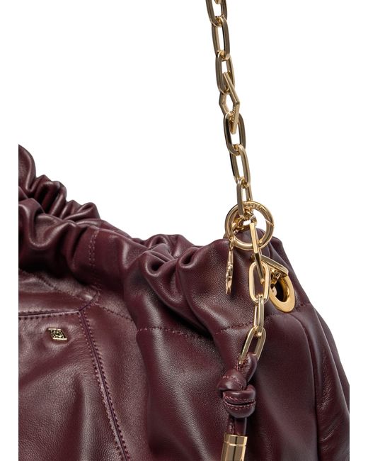 Ba&sh Bag M Nappa June Tote in Brown | Lyst