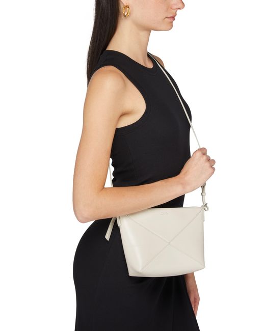 Loewe Puzzle Fold Pouch in White | Lyst