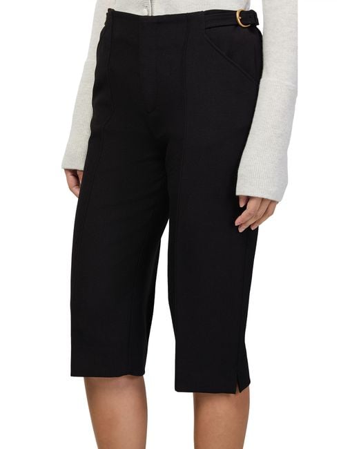 Chloé Belted Pants in Black | Lyst