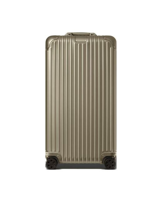 RIMOWA Original Trunk Plus Luggage in Green | Lyst
