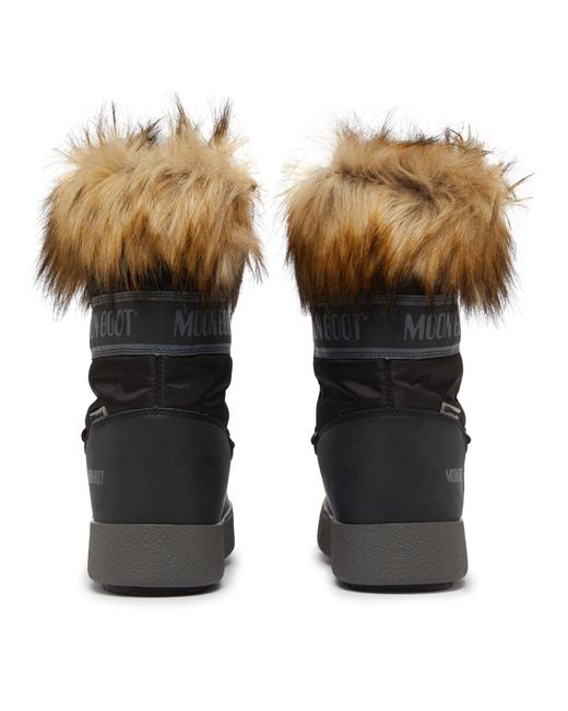 Moon Boot Ltrack Monaco Low Wp Ankle Boots in Brown | Lyst