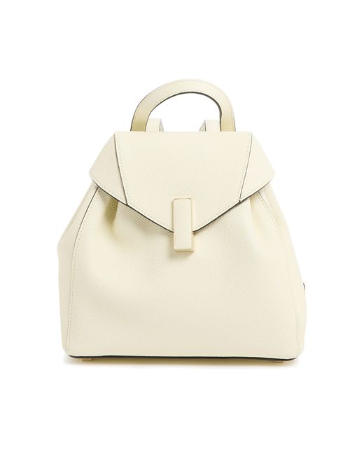 Valextra Iside Mini Backpack in Natural | Lyst