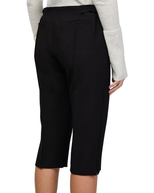 Chloé Belted Pants in Black | Lyst