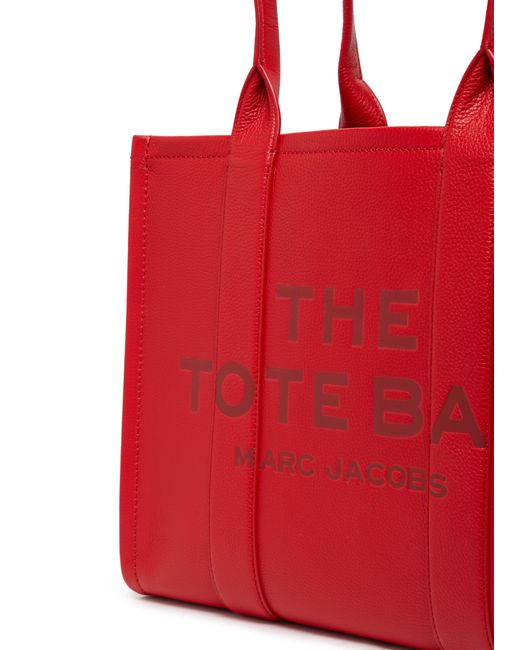 Marc Jacobs The Large Leather Tote Bag in Red | Lyst