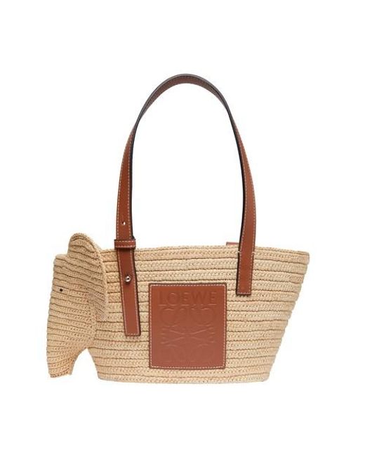 Loewe Kleine Cabas-Tasche Elephant Basket in Braun | Lyst DE