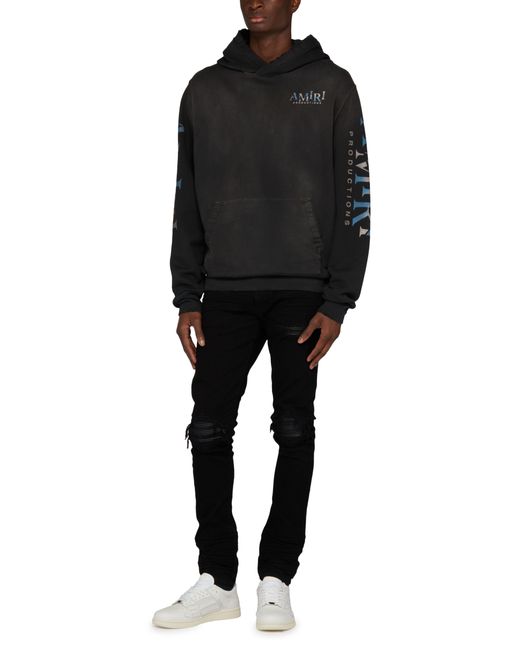 Amiri Theatre Masks Hooded Sweatshirt in Black for Men | Lyst
