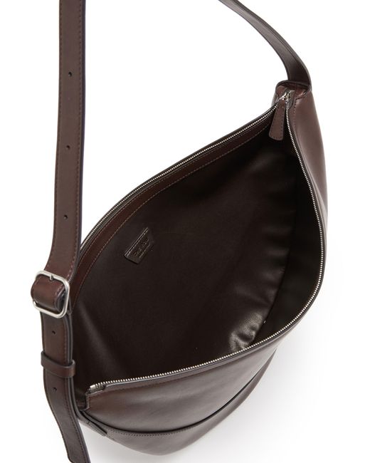 The Row Jouve Hobo Bag in Brown | Lyst
