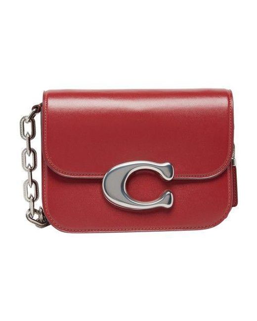 COACH Idol Bag in Red | Lyst