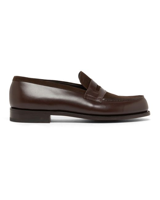 J.M. Weston Animation 180 Loafers in Brown for Men | Lyst