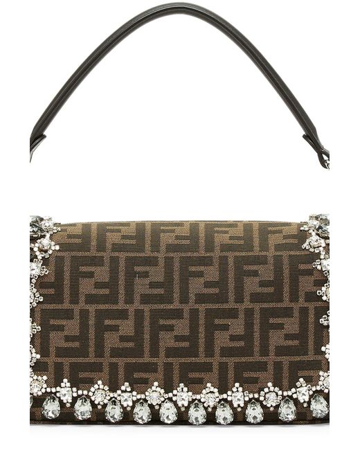 Fendi Iconic Medium Bag Baguette In Black Lyst