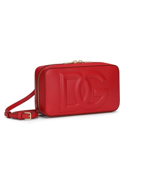 Dolce & Gabbana Small Dg Logo Camera Bag in Red | Lyst