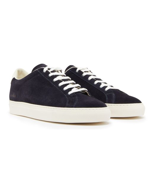 Common Projects Retro Suede Sneakers in Blue for Men | Lyst