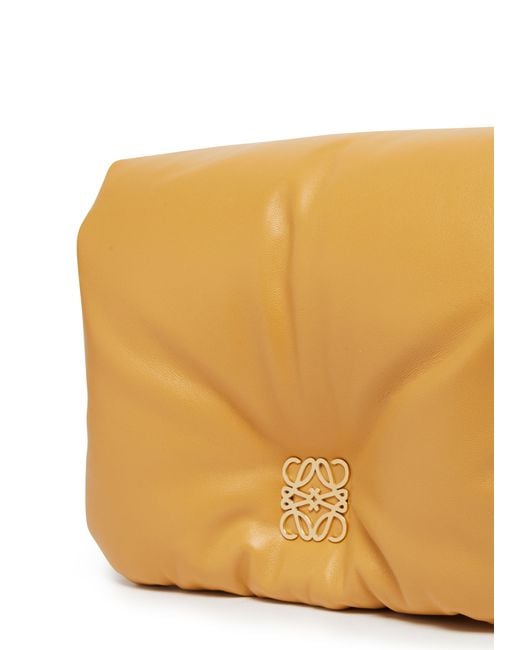 Loewe Goya Puffer Quilted Bag in Metallic | Lyst