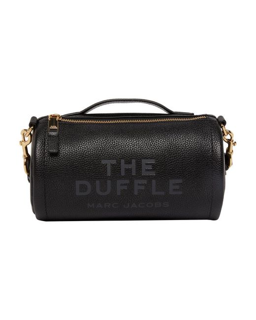 Marc Jacobs The Leather Duffle Bag in Black | Lyst