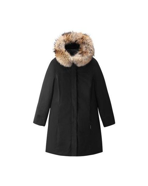 Woolrich Luxury Boulder Coat in Black | Lyst Woolrich Luxury Boulder Coat in Black | Lyst