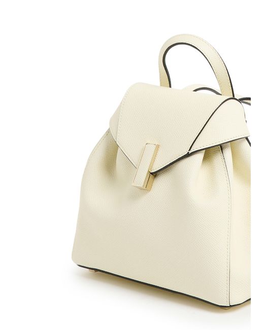 Valextra Iside Mini Backpack in Natural | Lyst