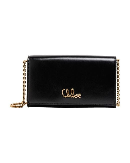 Chloé Iconic Wallet in Black | Lyst