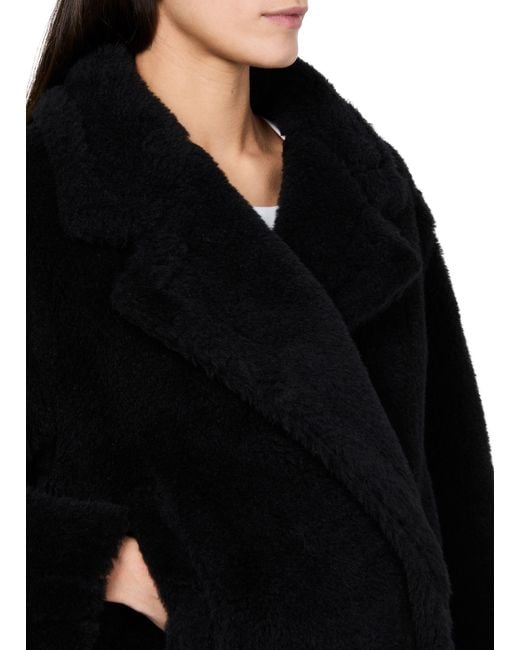 Max Mara Oggeri Teddy Short Jacket in Black | Lyst