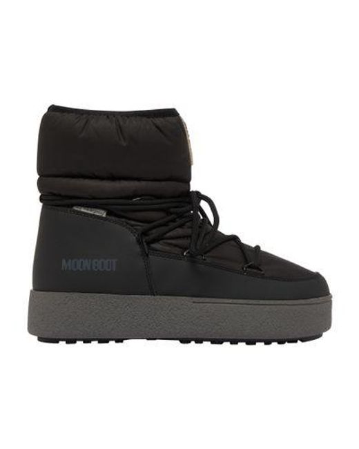 Moon Boot Ltrack Low Nylon Wp Ankle Boots in Black | Lyst