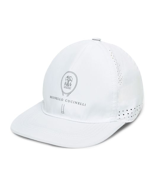 Brunello Cucinelli Baseball Cap in White for Men | Lyst UK