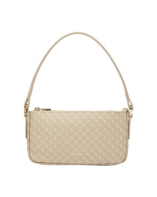 Anine Bing Bianca Bag In Nude Natural Lyst Canada