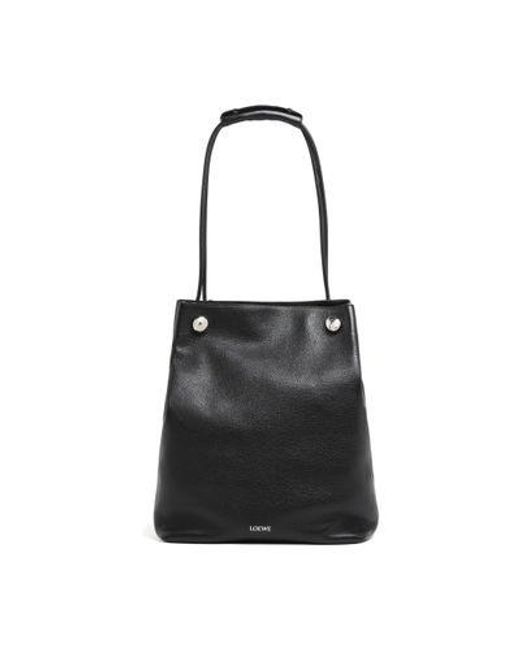 Loewe Pebble Hobo Bag in Black for Men | Lyst
