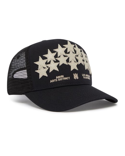 Amiri Stars Trucker Hat in Black for Men | Lyst
