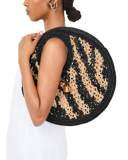 Jacquemus Le Petit Rond Spiaggia Bag in Black | Lyst