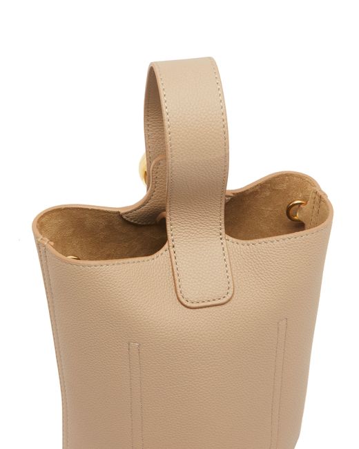 Loewe Mini Pebble Bucket Bag in Natural | Lyst
