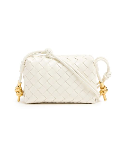 Bottega Veneta Camera Mini Loop Bag in Natural | Lyst