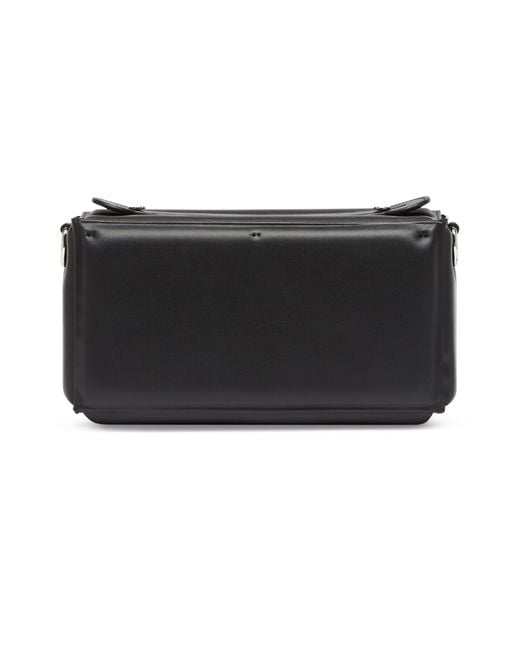 Fendi Soft Leather Baguette Trunk Crossbody Bag in Black for Men | Lyst