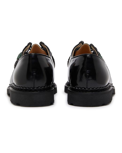 Paraboot Michael Patent Leather Derbies in Black for Men | Lyst