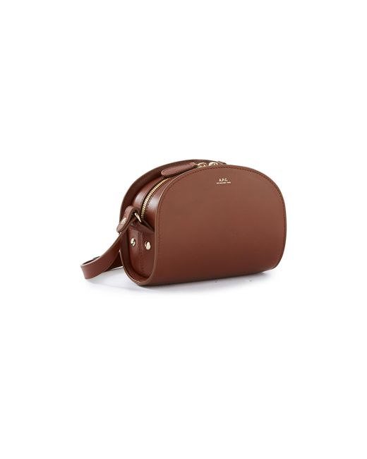Apc Mini Demi Lune Bag In Brown Lyst
