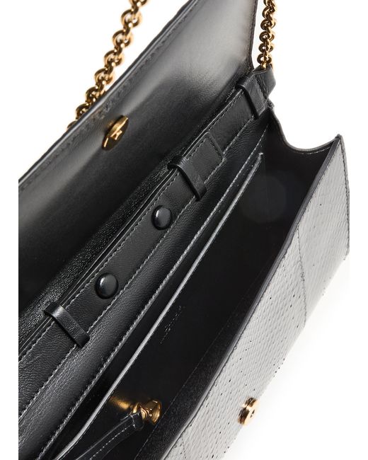 Chloé Chloé Iconic Clutch Bag With Chain in Black | Lyst