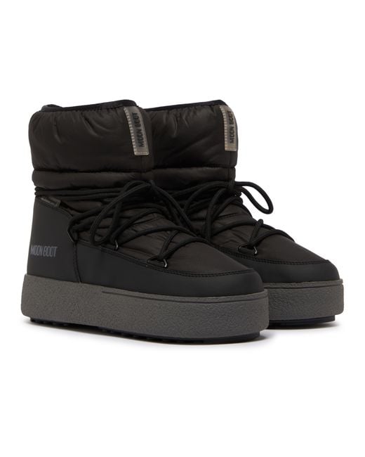Moon Boot Ltrack Low Nylon Wp Ankle Boots in Black | Lyst