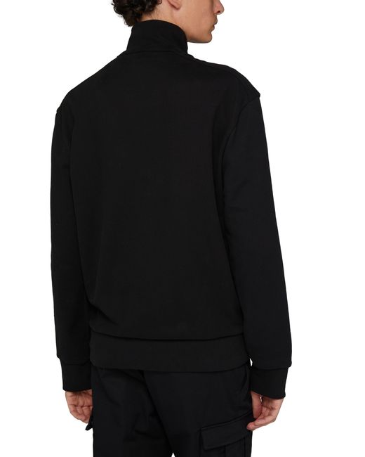 Moncler Bi-Material Jacket in Black for Men | Lyst