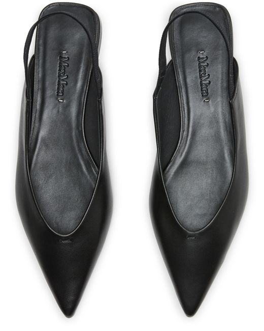 Max Mara Logo Pumps in Brown | Lyst